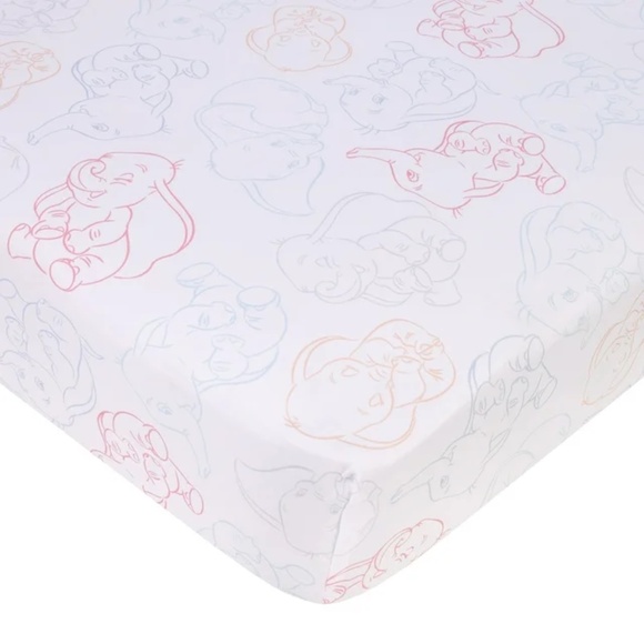 Disney | Bedding | Disney Dumbo Fitted Crib Sheet | Poshmark